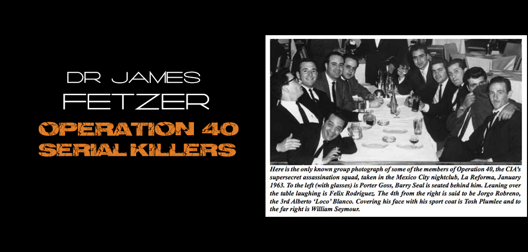 Dr. James Fetzer Serial Killers Operation 40 | Ole Dammegard - Truth ...